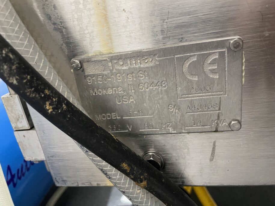 Formax 6 Forming Machine - Frosty Ice Ltd