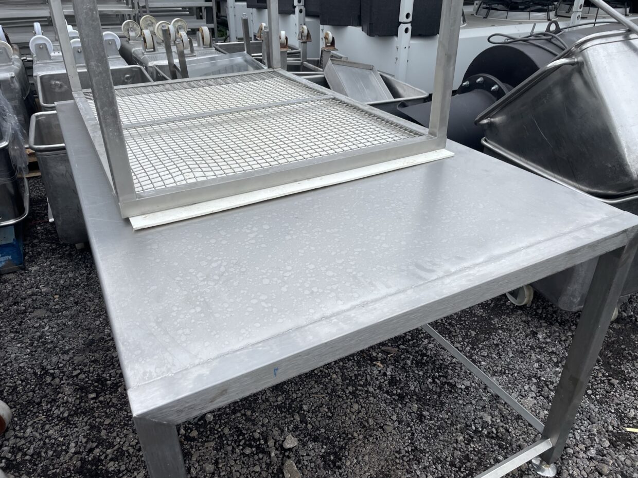 Used Stainless steel stands, gantry and tables - Frosty Ice Ltd